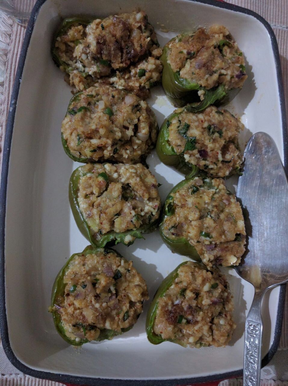 Stuffed Capsicum | SAANJHACHULLHA